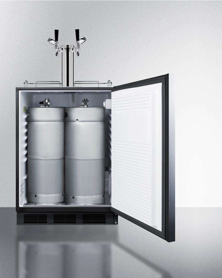 24" Wide Built-in Kegerator, ADA Compliant - Mendoza Appliances